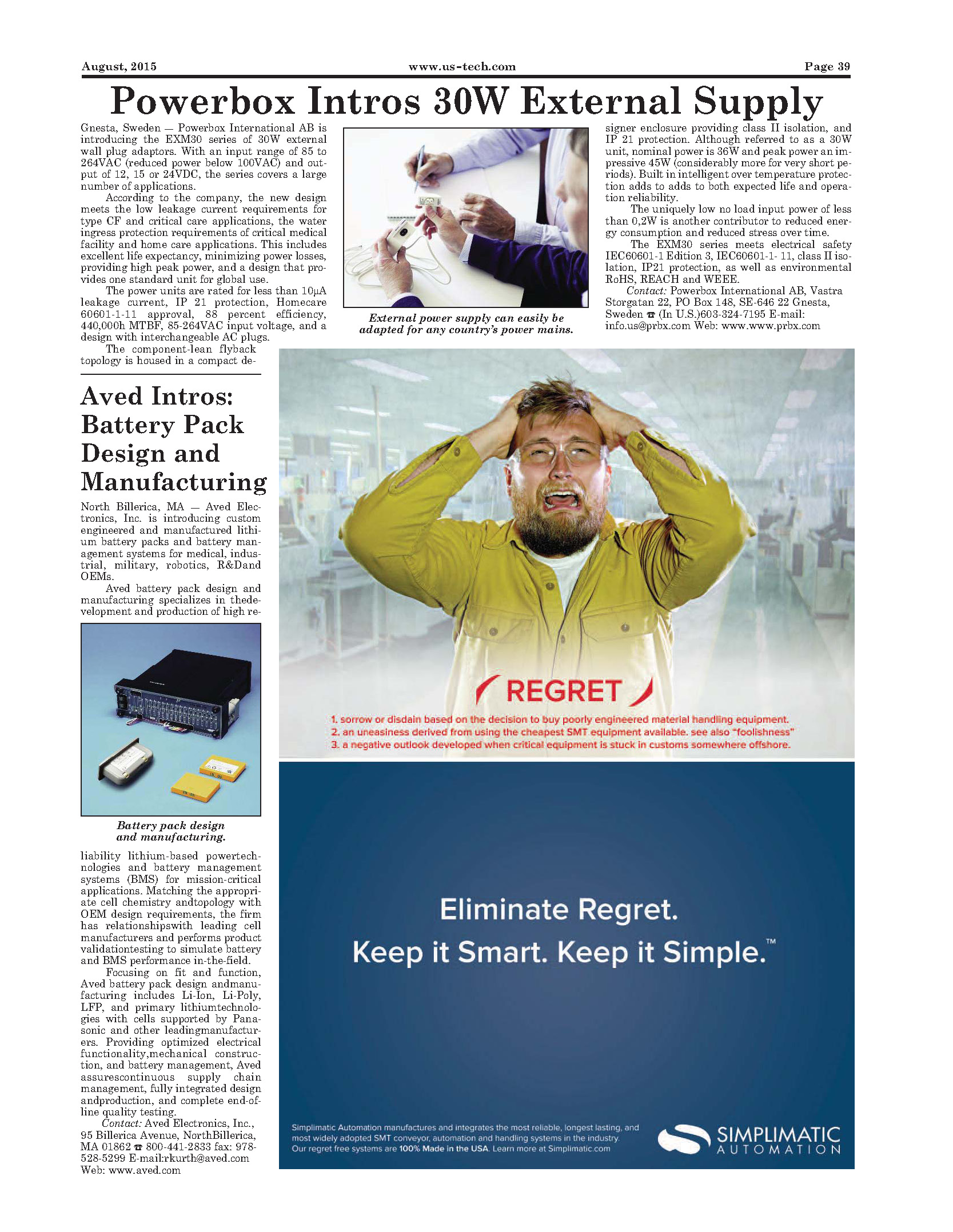 Aved Electronics - Venmark International